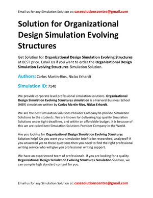 Calaméo - Solution For Organizational Design Simulation Evolving Structures