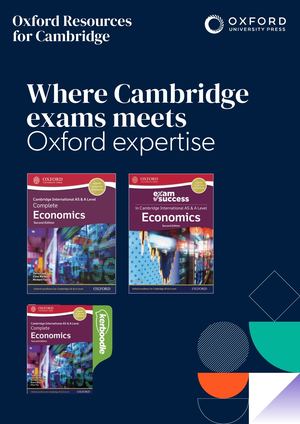 Calaméo - Oxford A Level Economics brochure