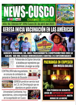 Calaméo - NEWS CUSCO 26 De Abril 2023