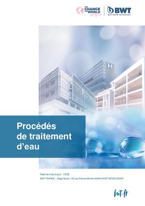 Calaméo - Prescription : Procédés De Traitement d'eau BWT 2023