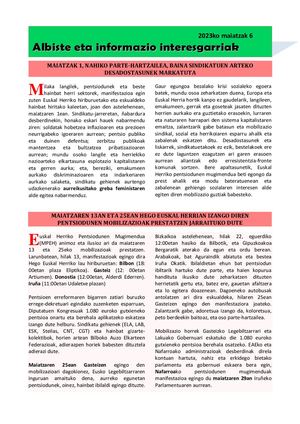 Calaméo - Albisteak Noticias Maiatzak 6 Mayo