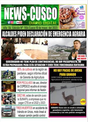 Calaméo - NEWS CUSCO 10 De Mayo 2023