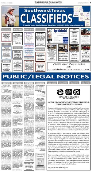 Calaméo - Classifieds 051123