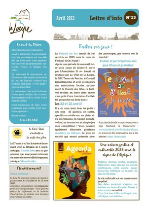 Calaméo - Lettre d'info n°13