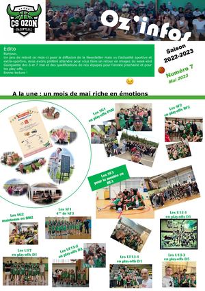 Calaméo - Newsletter Cso Mai 2023