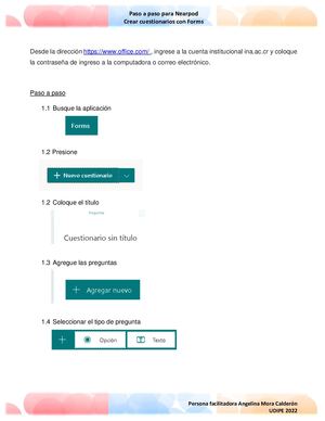 Calaméo - Paso A Paso Para Crear Un Forms