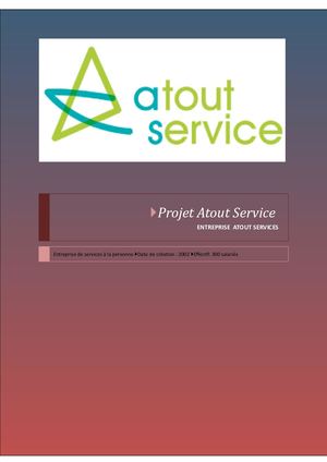 Calaméo - Projet: Atout Service
