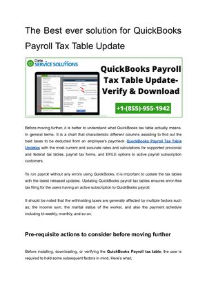 Calaméo - How to Download Latest QuickBooks Payroll Update