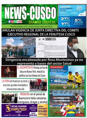 Calaméo - NEWS CUSCO 26 De Mayo 2023
