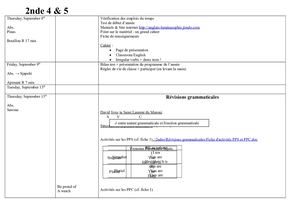 Calaméo - Cahier de textes 2nde 4 & 5
