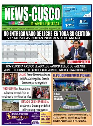 Calaméo - NEWS CUSCO 29 De Mayo 2023