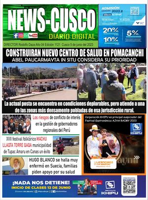 Calaméo - NEWS CUSCO 5 De Junio Diario 2023
