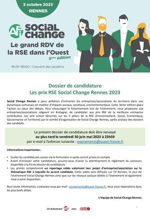 Calaméo - Prix Rse Sc2023