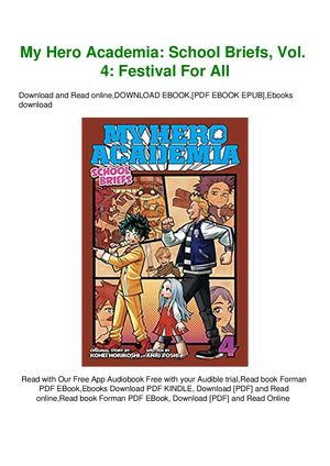 Calaméo - Read Online My Hero Academia School Briefs Vol 4 Festival For ...