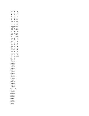 Calaméo - Halfwidth And Fullwidth Forms Calameo