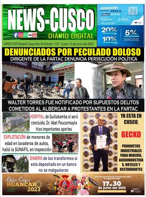 Calaméo - NEWS CUSCO 13 De Junio 2023