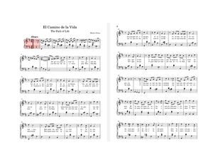 Calaméo - Partitura El Camino De La Vida