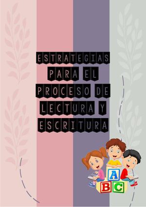Calaméo - Estrategias Para El Proceso De Lectura Y Escritura