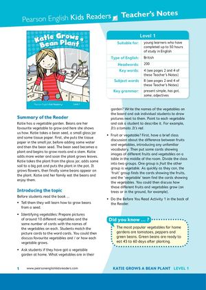 Calaméo - L1 Katie Grows A Bean Plant Teacher Notes British English