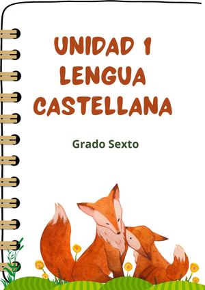 Calaméo - 6 Plan De Unidad Lengua Grado 6º P1 2024