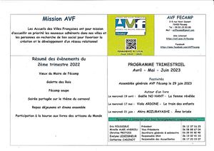 Calaméo - Programme Trimestriel 01 04 Au 30 06 2023 Recto Verso