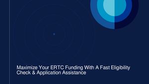 Calaméo - Maximize Your ERTC Funding With A Fast Eligibility Check ...