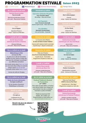 Calaméo - Programmation Estivale 2023