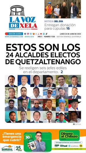 Calaméo - EDICIÓN DIGITAL #1508 del diario LA VOZ DE XELA