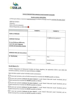 Calaméo - Fiche Inscription 2023 2024