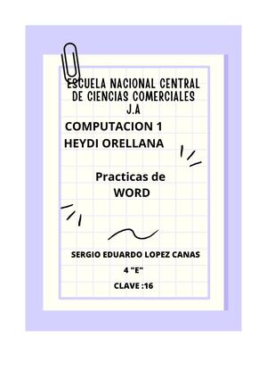 Calaméo - 10 Ejercicios De Practica De Word Sergio Lopez
