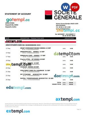 Calaméo - Serbia Societe Generale Bank Proof Of Address Statement ...
