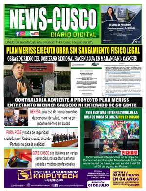 Calaméo - NEWS CUSCO Viernes 7 De Julio 2023