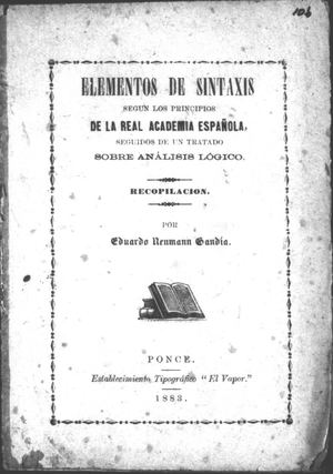 Calaméo - 106 Elementos De Sintaxis Real Academia Española Eduardo ...