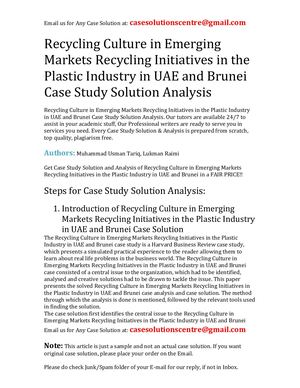 Calaméo - Recycling Culture In Emerging Markets Recycling Initiatives ...