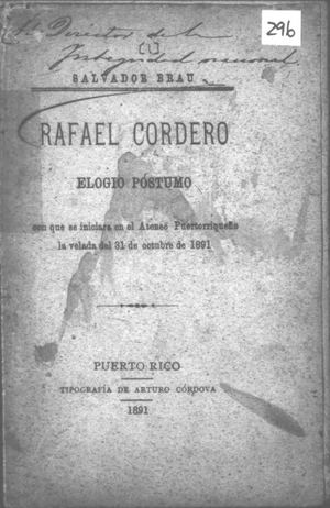Calaméo - 296 Rafael Cordero Salvador Brau 1891