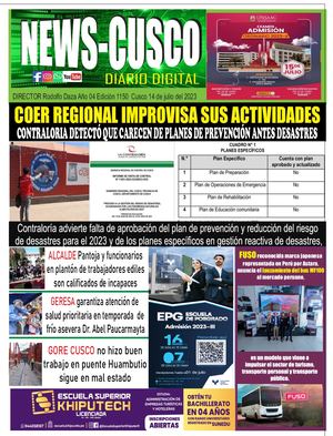 Calaméo - NEWS CUSCO 14 De Julio 2023