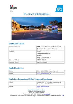 Calaméo - Fact Sheet Enac 2023 2024