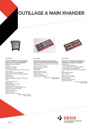 Calaméo - XHANDER - CATALOGUE OUTILLAGE A MAIN