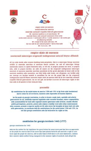 Calaméo - Empire State Ov Morocco Constitution For Georgia Territorie ...