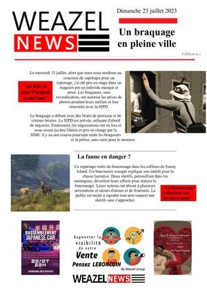 Calaméo - Journal Weazel N°1