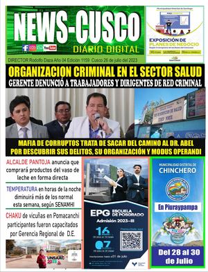 Calaméo - NEWS CUSCO 26 De Julio 2023