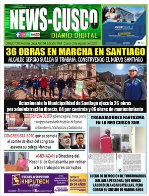 Calaméo - NEWS CUSCO 2 De Agosto 2023