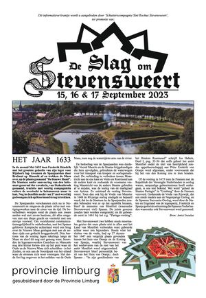 Calaméo - Programmakrant Slag om Stevensweert 2023