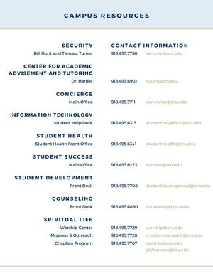 Calaméo - Campus Resources Handout