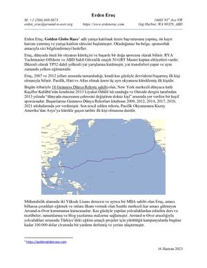 Calaméo - Erden Eruç - Golden Globe Race