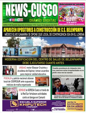 Calaméo - NEWS CUSCO 15 De Agosto 2023