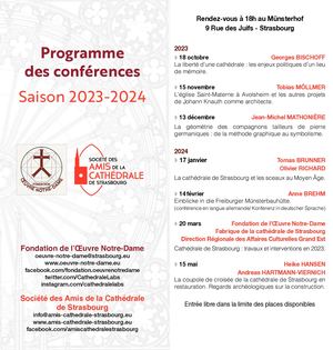 Calaméo - Programme du cycle de conferences 2023-2024