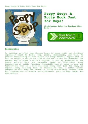 Calaméo - Poopy Soup A Potty Book Just For Boys!