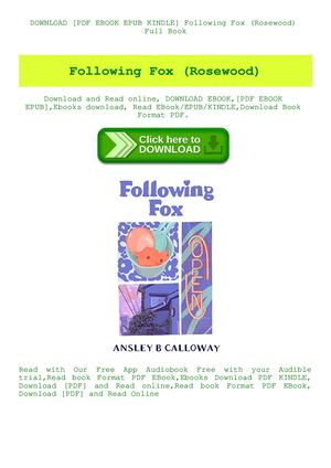 Calaméo - Following Fox (Rosewood)