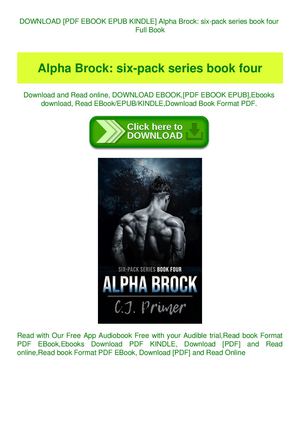 Calaméo - Alpha Brock Six Pack Series Book Four